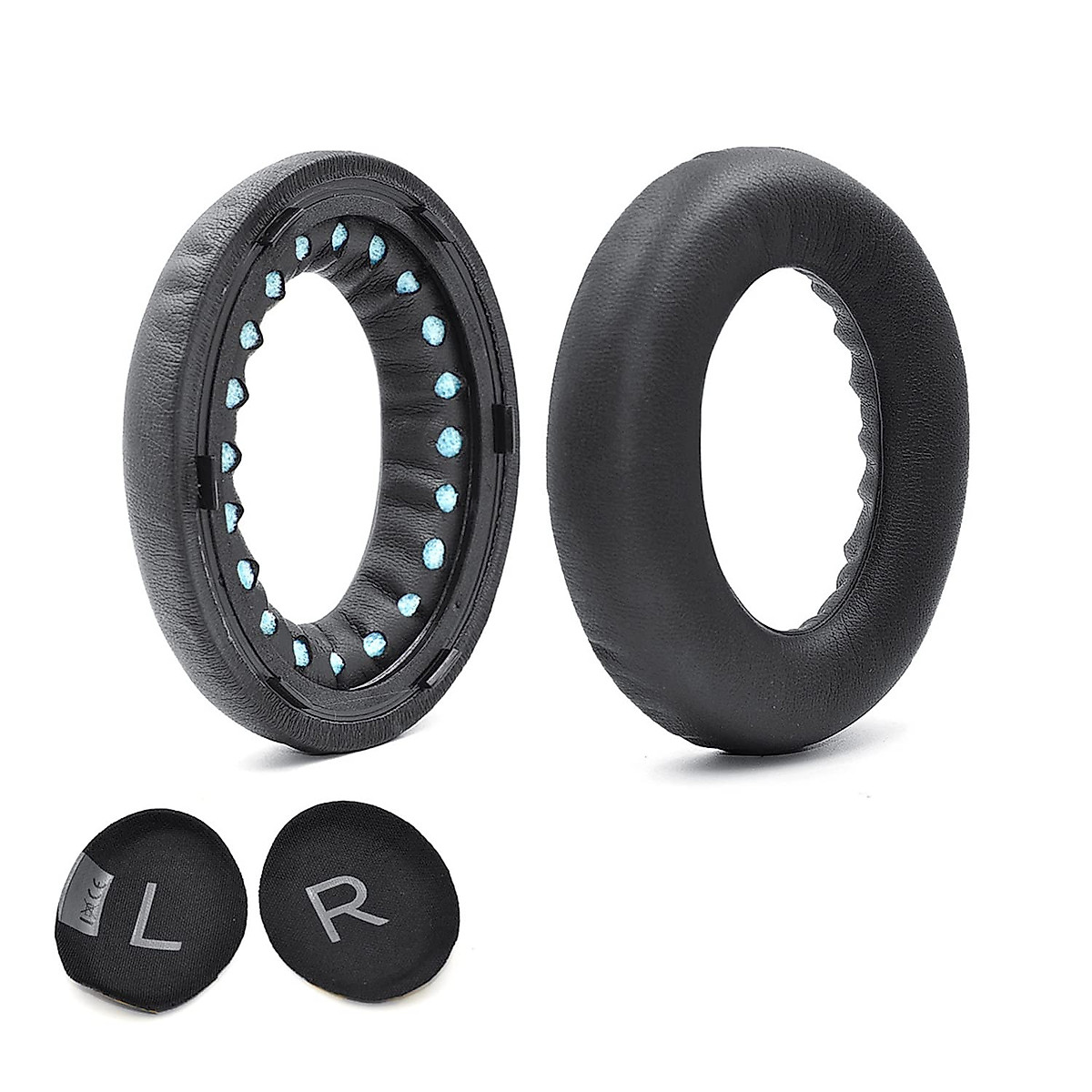 Replacement Ear Pads Protein PU Leather Ear Cushion Compatible with Bose Noise Cancelling Headphones 700 (Black)