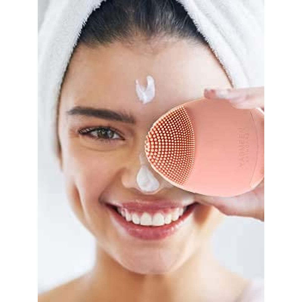 Sonic Facial Cleansing Brush, Waterproof Electric Face Cleansing Brush Device for Deep Cleaning|Gentle Exfoliating|Massaging,Rechargeable,Yasmeen Skincare Co.