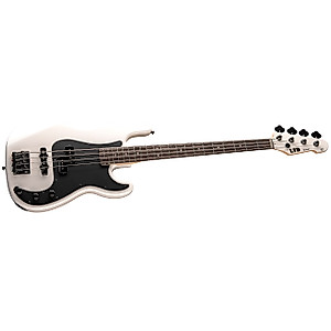 ESP 4 String LTD Surveryor ’87 Bass, Pearl White, Right, (LSURVEYOR87PW)