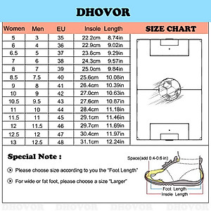 DHOVOR Womens Mens Soccer Cleats Youth High-Top Football Cleats Anti-Slip Athletics Football Trainers Outdoor Soccer Shoes Black