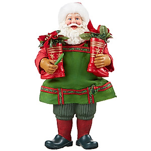 Department 56 Possible Dreams Santa Sports and Leisure Garden Boots Figurine, 10.5 Inch, Multicolor