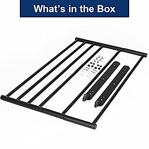 NearMoon Bathroom 3 Tier Towel Shelf- Premium SUS304 Stainless Steel Towel Rack with Double Towel Bar Space Saving Towel Hangers Bath Storage Organizer Accessory Wall Mounted (24 Inch, Matte Black)