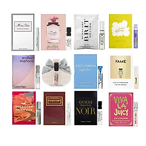 Women's fragrance sampler set - Designer perfume sample Lot x 8 Vials