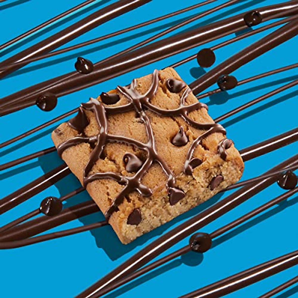 Fiber One 70 Calorie Brownies, Chocolate Chip Cookie, Snack Bars, 6 ct (Pack of 8)