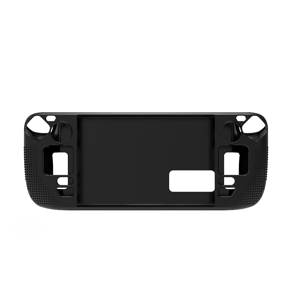 Protective Case for Steam Deck, MASIMEMDRY Full Body Silicone Soft Cover Protector for Steam Deck, Shock-Absorption and Anti-Scratch Design, Black