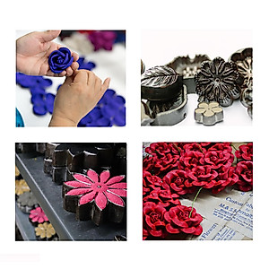 M&S Schmalberg Camellia Silk Fabric Flower Pin Brooch Flower. Red Camellia Brooch Pin - Hand-made in New York's Garment Center (American Made)