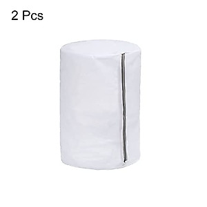 PATIKIL Universal Wash Bag Mesh Washing Cleaning Bag Zipper Clothes Shoes Bag 22x33mm for Washing Machine 2 Pack