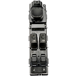 Dorman 920-023 Front Driver Side Master Window Switch Assembly - 5 Button Compatible with Select Chevrolet / GMC Models