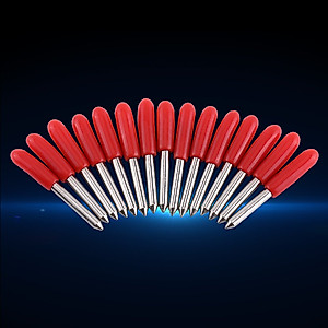 Roland Blades 45 Deg 15Pcs Cutting Blade 45° Knife for Plotter Cutter Red Cap