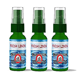 Blunteffects Blunt Effects 100% concentrated Air Freshener Car/Home Oder Neutralizing Spray (3 Pack) [Choose The Scent] (Fresh Linen)