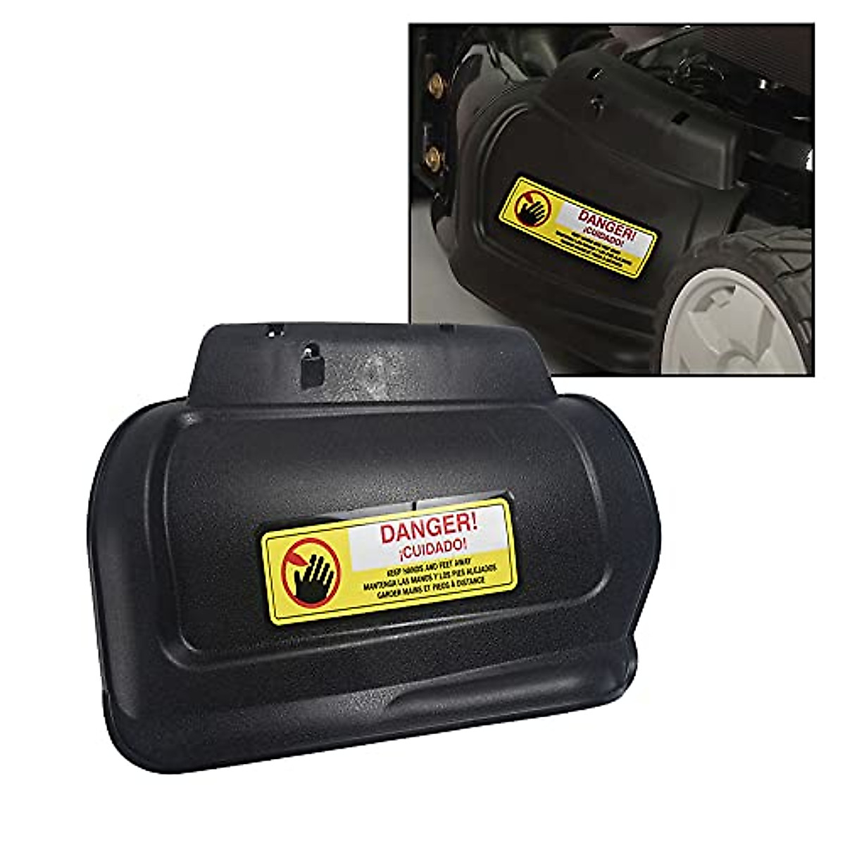 Haiouus 987-02516A Hinged Mulching Plug Kit - for Replacement Troy Bilt Mulch Plug, Compatible with MTD, Craftsman, Cub Cadet, Fits 21" Murray Push Mower and More, Comes with Spring, Pin and Hinge (1)