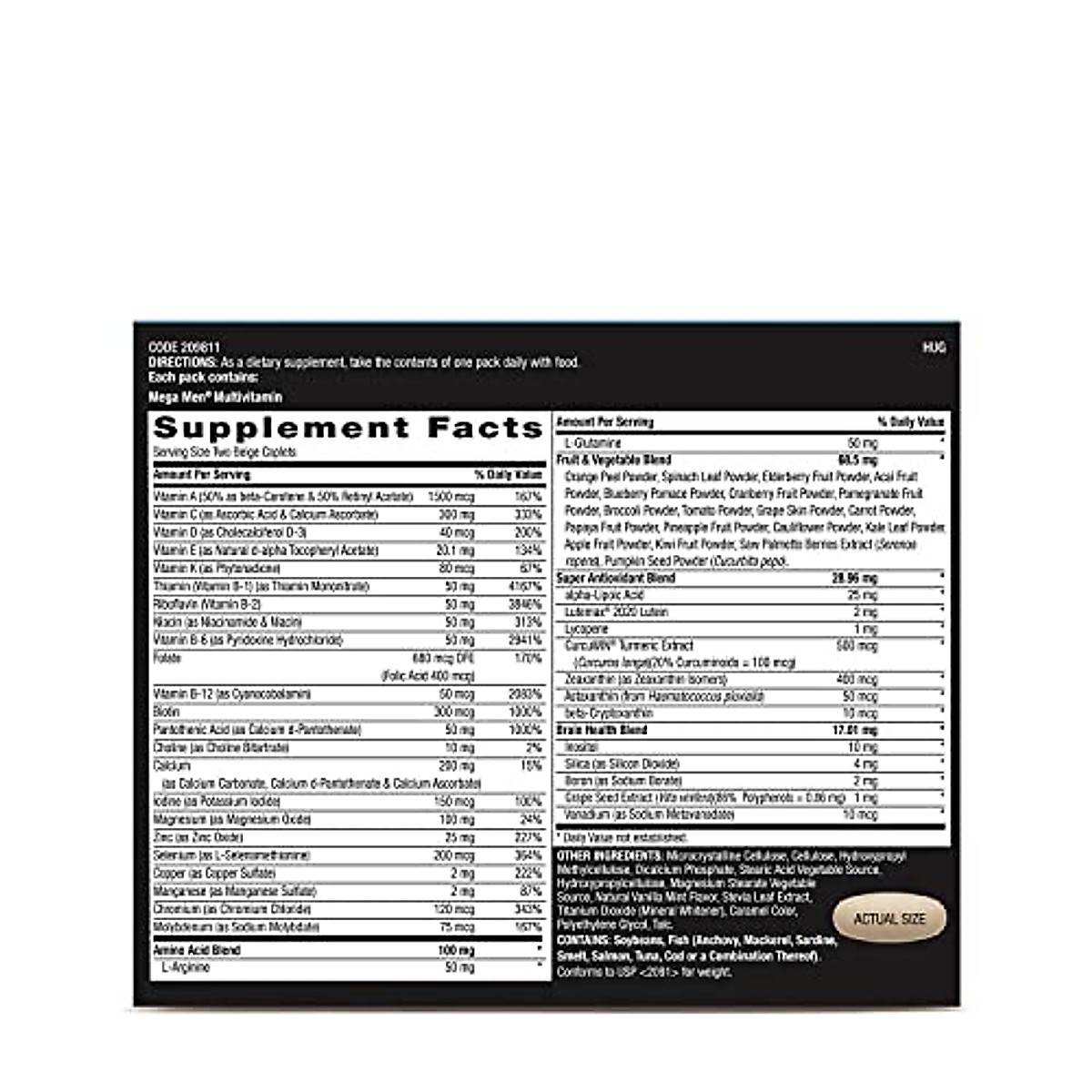 GNC Mega Men Joint Vitapak Program | Supports Joint Health, Heart Health, Energy Production, and Antioxidants | 30 Packs