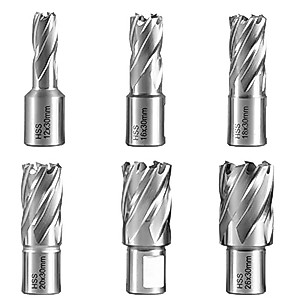 VEVOR Magnetic Drill, 1100W 1.57" Boring Diameter, 2697lbf/12000N Portable Electric Mag Drill Press with 7 Bits, 580 RPM Max Speed Drilling Machine for any Surface and Home Improvement