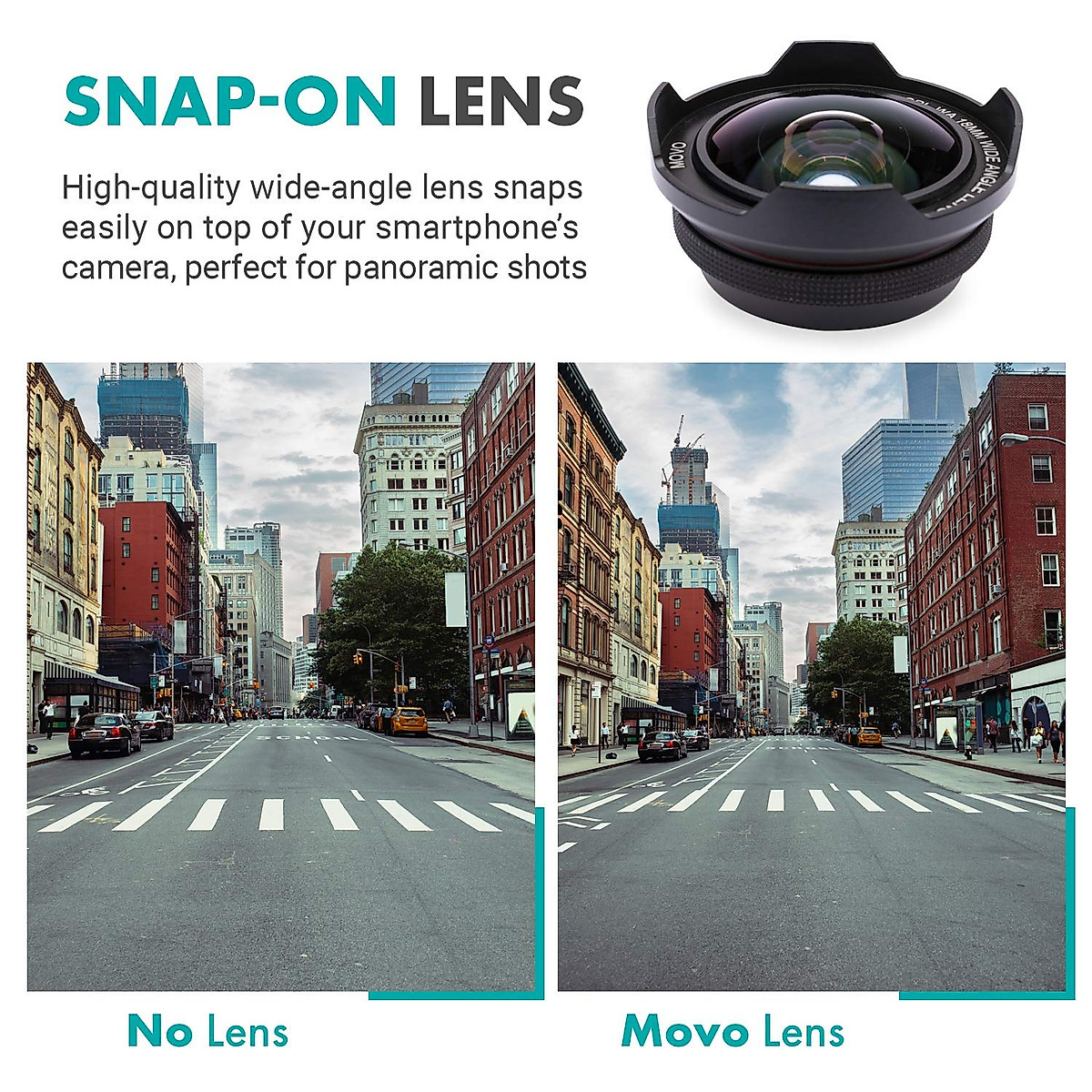 Movo iVlog4 Smartphone Video Bundle with Wireless Microphone System, Mini Tripod, LED Camera Light, Wide-Angle Lens - Cage and Cell Phone Tripod Stand - Lavalier Microphone for iPhone and Android