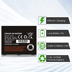 SHENMZ W-10a Battery, [6800mAh] Ultra High Capacity Replacement Battery for Netgear MR1100 AT&T Nighthawk M1 LTE Mobile Hotspot Router Netgear W-10 W-10A
