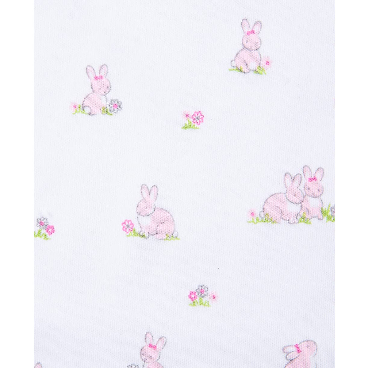 Little Me Baby Girls' 3 Piece Bib and Burp Set, Bunnies, Pink/Multi, One Size