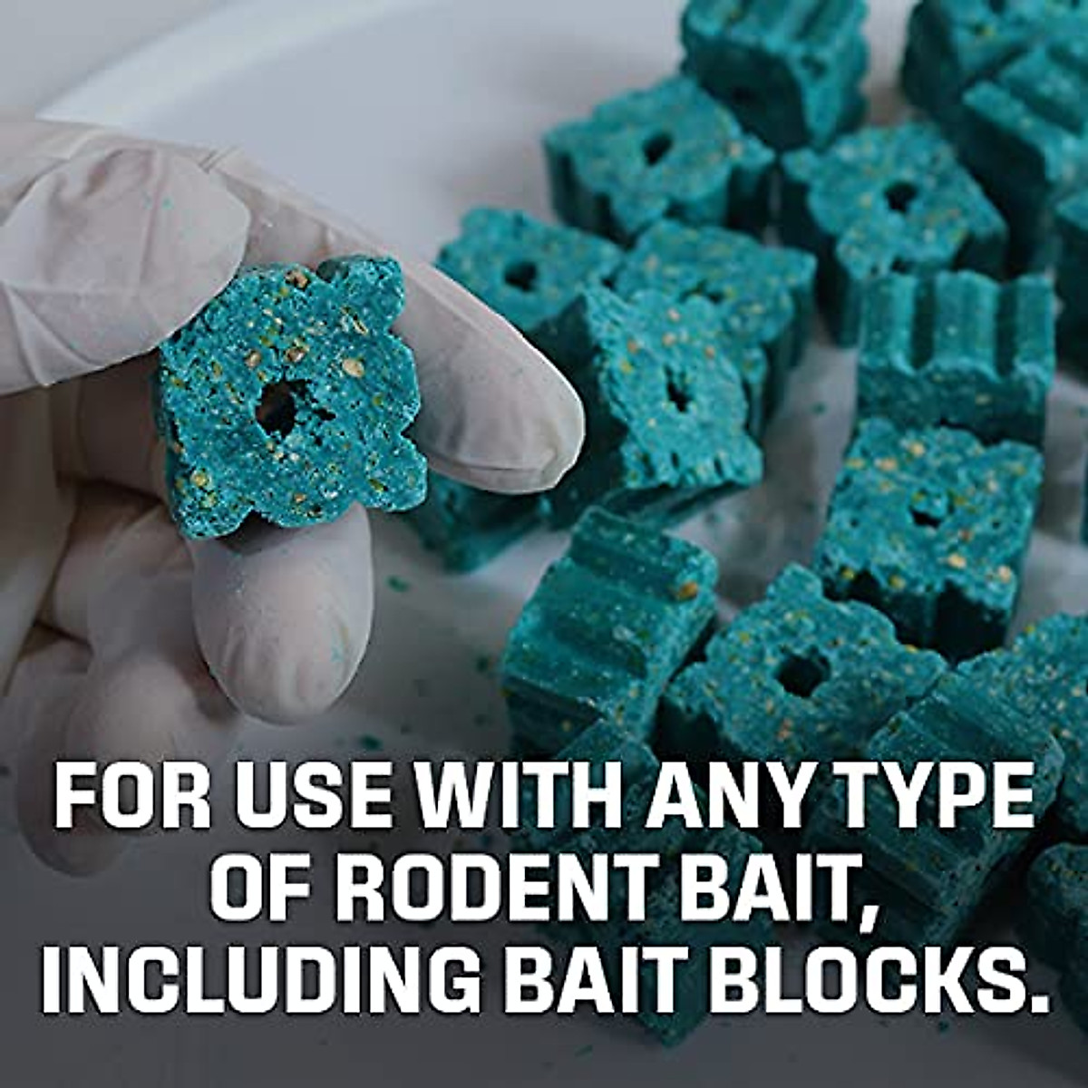 Exterminator’s Choice - Mice Bait Station - Includes Two Small Bait Station and One Key - Heavy Duty Bait Box for Mice and Other Pests - Durable and Discreet