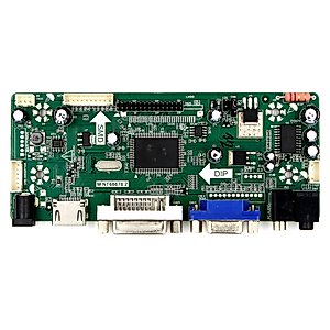 HDMI+VGA+DVI+Audio Input LCD Controller Board for HSD089IFW1 LTN089NT01 8.9" 1024x600 LCD Panel