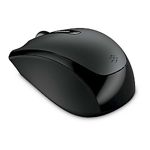 Microsoft Wireless Mobile Mouse 3500 - Loch Ness Gray. Comfortable design, Right/Left Hand Use, Wireless, USB 2.0 with Nano transceiver for PC/Laptop/Desktop, works with for Mac/Windows Computers