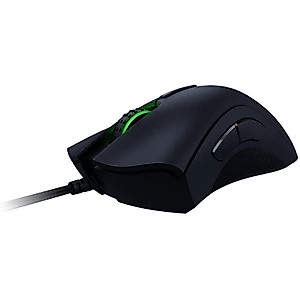 Razer DeathAdder Elite Chroma Enabled RGB Ergonomic Gaming Mouse(Renewed)