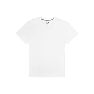 Fruit of the Loom Men's Size Big Eversoft Cotton Short Sleeve T Shirts, Breathable & Moisture Wicking with Odor Control, White, Large Tall