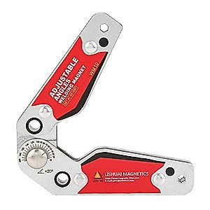 Welding Magnetic Holder, 20°-200° Adjustable Angles Iron Boron Welding Magnet Magnetic Welding Holder Welder Tool Accessories