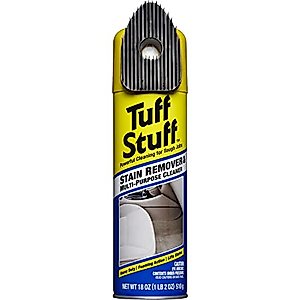 Car Cleaner and Stain Remover by Tuff Stuff, Multi Purpose Cleaner with Scrubby Cap for Cars, Truck, Motorcycle, 18 Oz