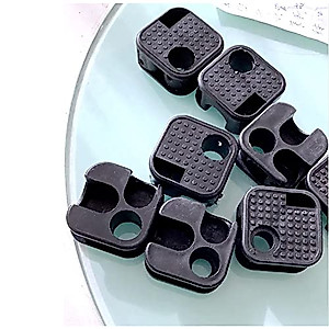 UtySty 4 Pack Folding Chair Replacement Foot with Screws Camping Outdoor Stool Outside Lawn Table Feet for Pole Swivel Joint Base Camp Fishing Seat Repair Accessories Maintenance Replace (14mm/0.55")