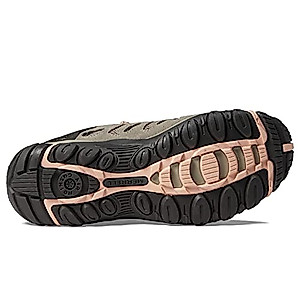 Merrell Women's CROSSLANDER 2 Hiking Shoe, Boulder/Peach, 8 M US