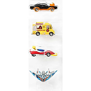Hot Wheels Marvel Premium 5-Pack Bundle, 5 Hot Wheels Vehicles Inspired by Marvel Characters, RealRiders, Metal/Metal, Gift for Adult Collectors [Amazon Exclusive]