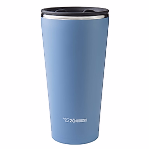 Zojirushi SX-FSE45AJ Stainless Vacuum Insulated Tumbler, 15-Ounce, Blue Gray