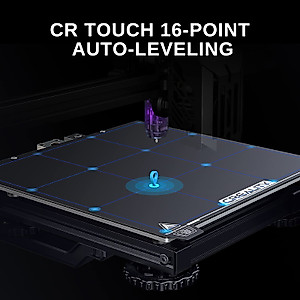 Official Creality Ender-5 S1 3D Printer with 250mm/s Printing Speed, 300℃ High-Temp Nozzle Direct Drive Extruder, Highly Metal Frame, CR Touch Auto-Leveling for Home, 220×220×280mm