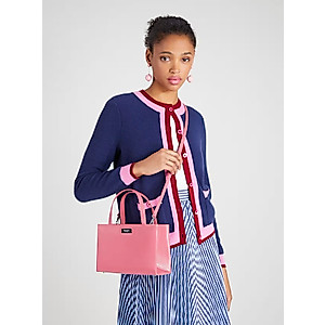 Kate Spade New York Sam Icon Spazzolato Leather Small Tote Feather Pink One Size