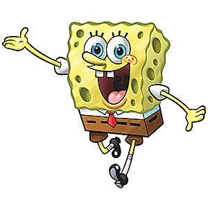 RoomMates RMK1406GM Spongebob Squarepants Peel and Stick Giant Wall Decal , Yellow