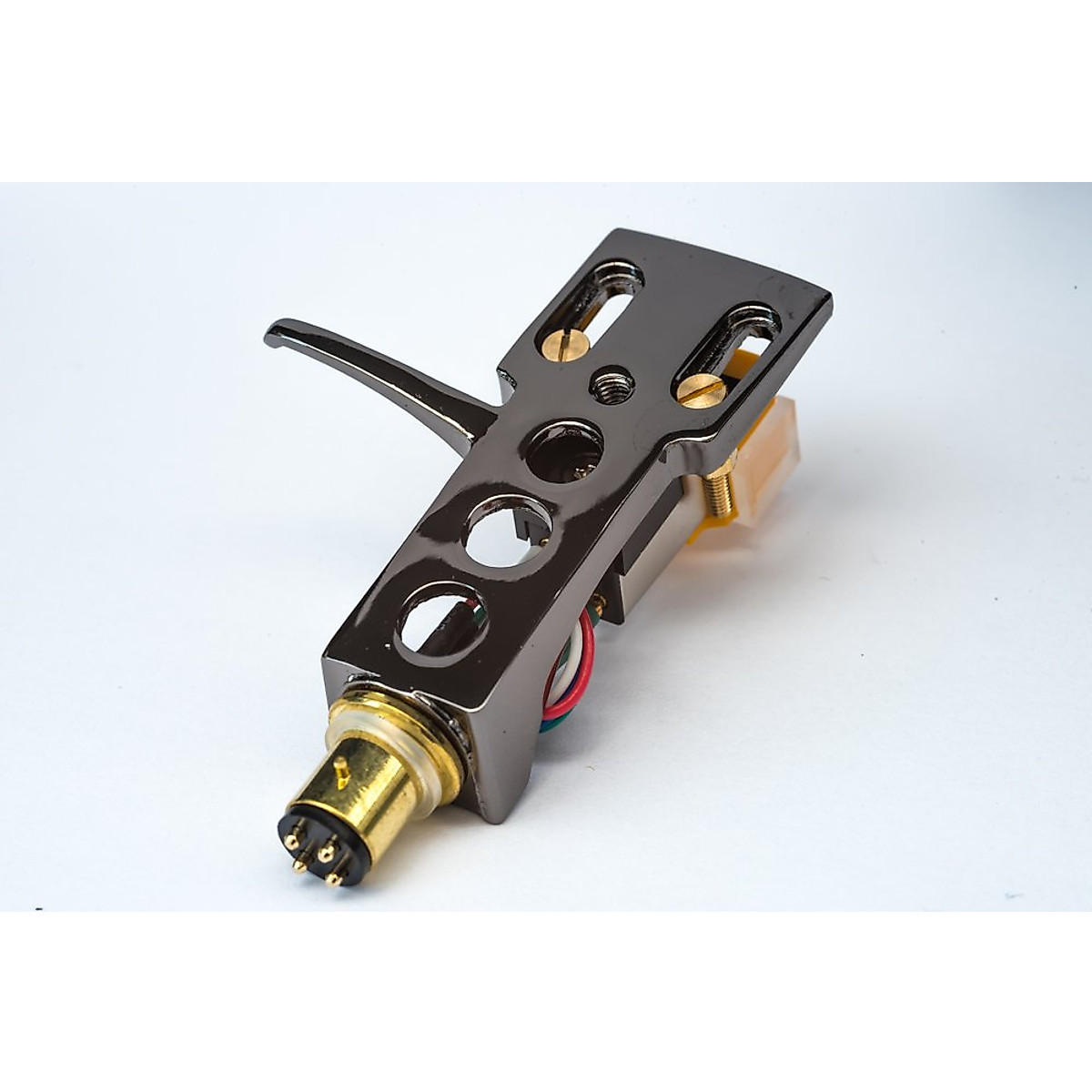 Titanium plated Headshell, mount, cartridge and stylus, needle for Technics SL 1000, SL 1100, SL 1200, SL 1210, SL 1300, SL 1301, SL 1310, SL 1350, SL 1400, SL 1401, SL 1410, MADE IN ENGLAND