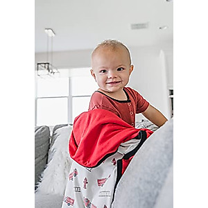 Large Premium Knit Baby 3 Layer Stretchy Quilt Blanket Chief by Copper Pearl