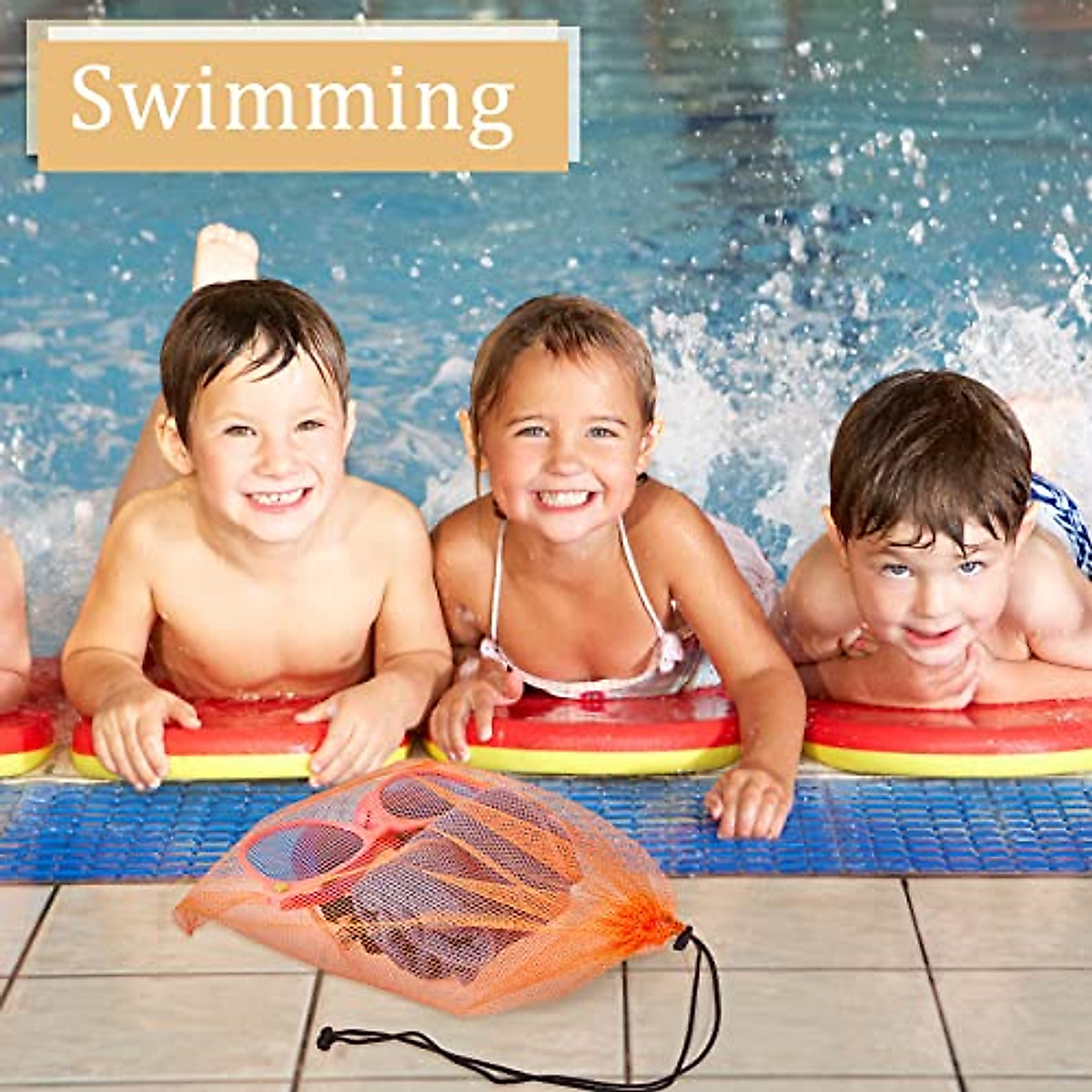 36 Pcs Mesh Laundry Drawstring Bag 13 x 15.5 Inch Mesh Equipment Bag Nylon Net Bag with Cord Lock Closure for Beach Travel Pool Toy Storage