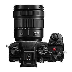Panasonic LUMIX S5 4K Mirrorless Full-Frame L-Mount Camera and 20-60mm Lens with Extra DMW-BLK22 Battery Bundle (2 Items)