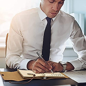 Bolt Action Pen Ballpoint Pen with Compass &Rifle Clip & Extra Refills & Office Decor Gift for Dad/Colleague/Boyfriend/Husband