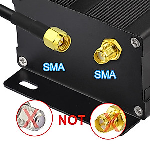 Superbat SMA Splitter Cable SMA Male to Dual SMA Female Cable (V Type,12 inches) for SMA 4G LTE Antenna Splitter 2 in 1 Out