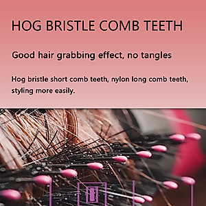 Feamadou Electric Hair Brush,Hot Air Hair Brush,Hair Volumizer Styler Brush, Professional Negative Ion Anti-Frizz Hair Comb