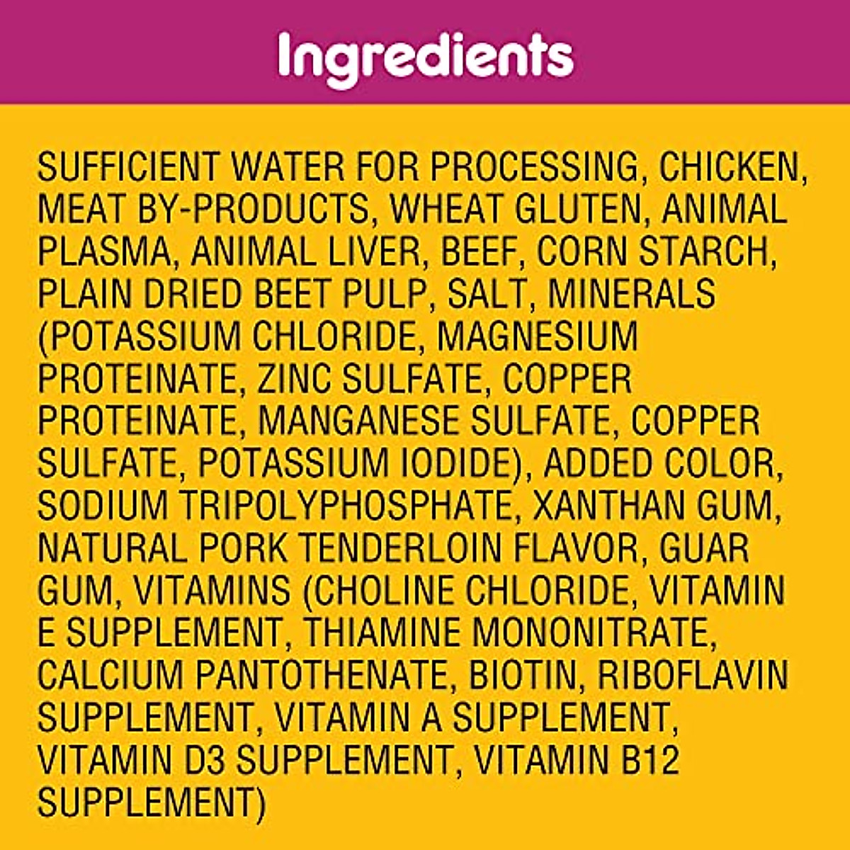 Pedigree High Protein Wet Dog Food Pouches, Beef and Pork Tenderloin Flavor Cuts in Gravy, 3.5 oz. Pouches, 16 Count