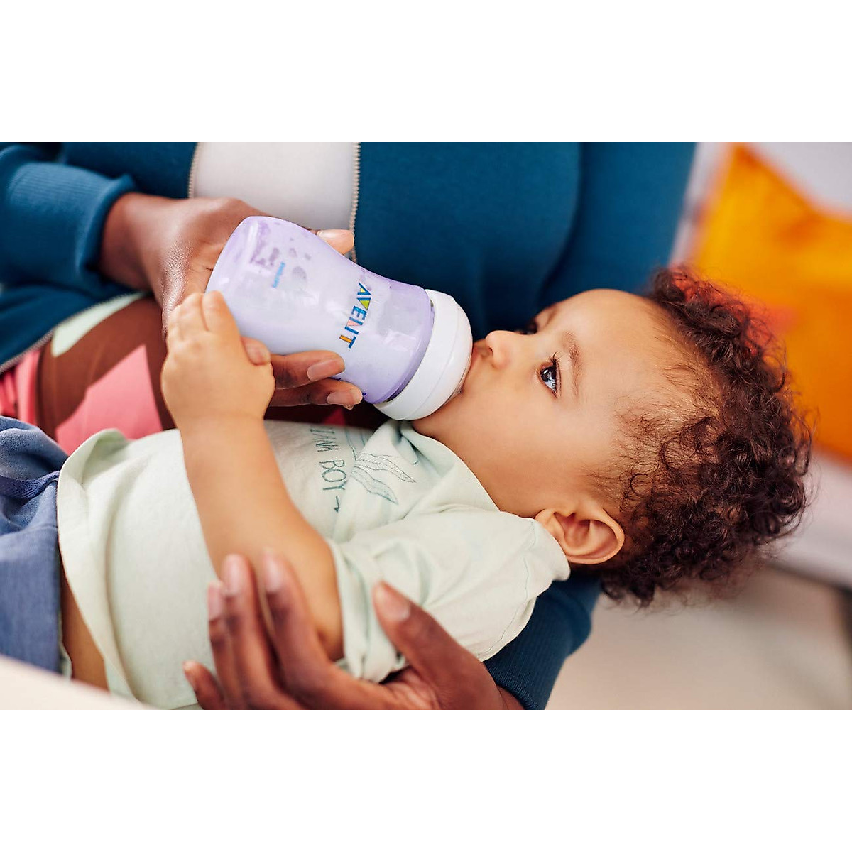 Philips Avent Natural Baby Bottle Purple Gift Set, SCD113/23
