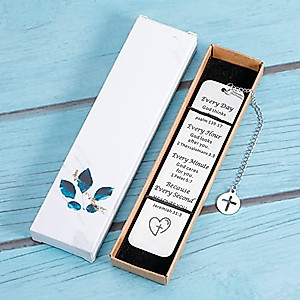Christian Gifts for Women Bookmarks Inspirational Bible Verse Religious Gifts for Friends Sister Her Daughter Encouragement Easter Gifts for Women Men Christmas Birthday Valentines Day Gift