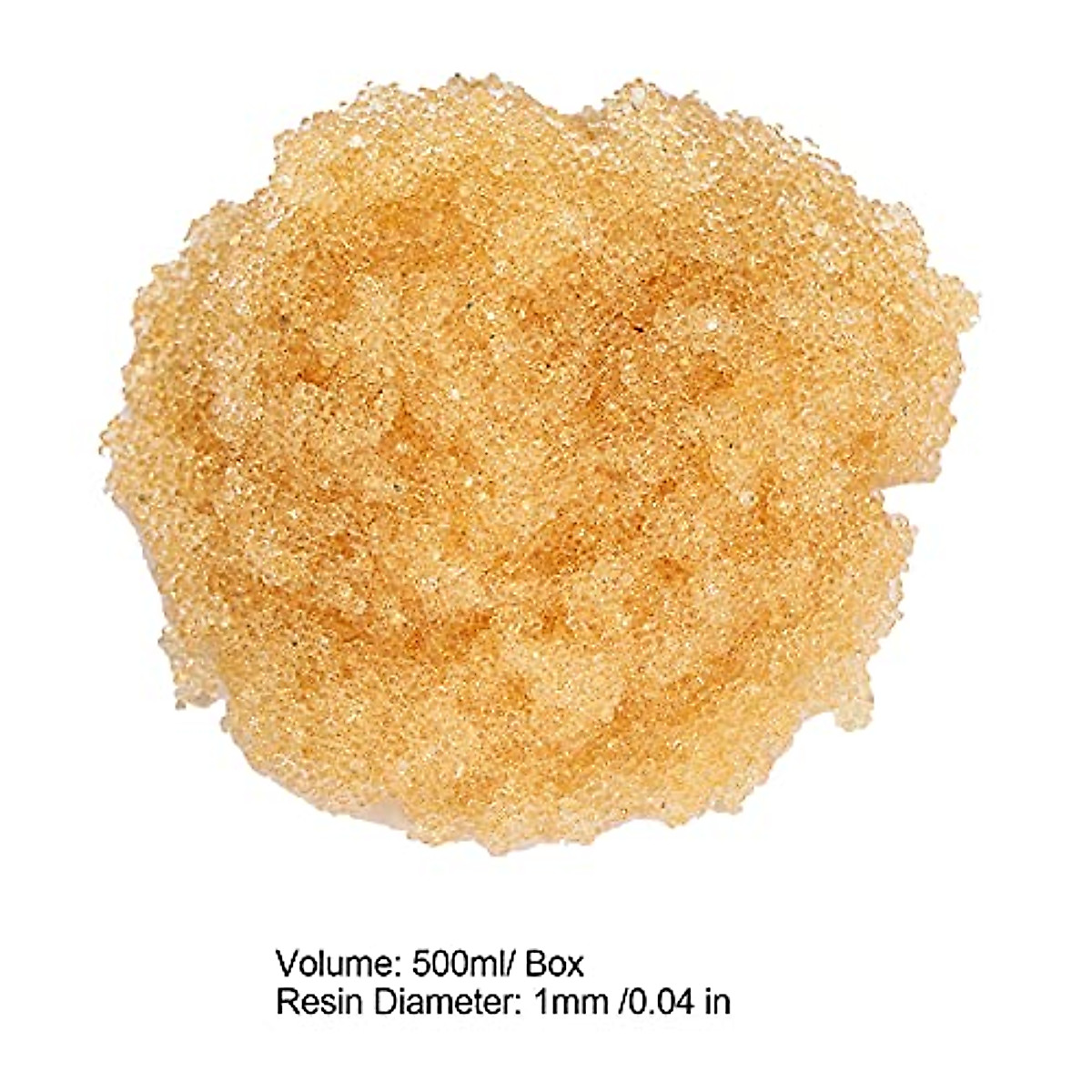 500ML Water Softener Resin Media,Aquarium Water Softener Pillow Exchange Filter Reducer Water Softener Resin for Well Water or City Water