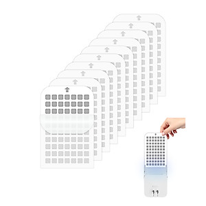 10 Pack Flying Insect Trap Refill Compatible with Mosalogic UVA Fly Insect Trap, Replacement Sticky Glue Cards for Kiwinurse UVLA1001 Plug-in Mosquito Killer Indoor