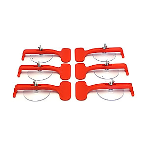 Convertible Doctor Suction Cup Clamps for Convertible Glass Windshield Repair/Gluing (6 Pack)