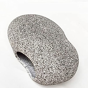 ZAINEE Fish Tank Decor, Cave Aquarium Decoration Breeding Shelter Rock Stone Fish Tank Decoration (Size : B)