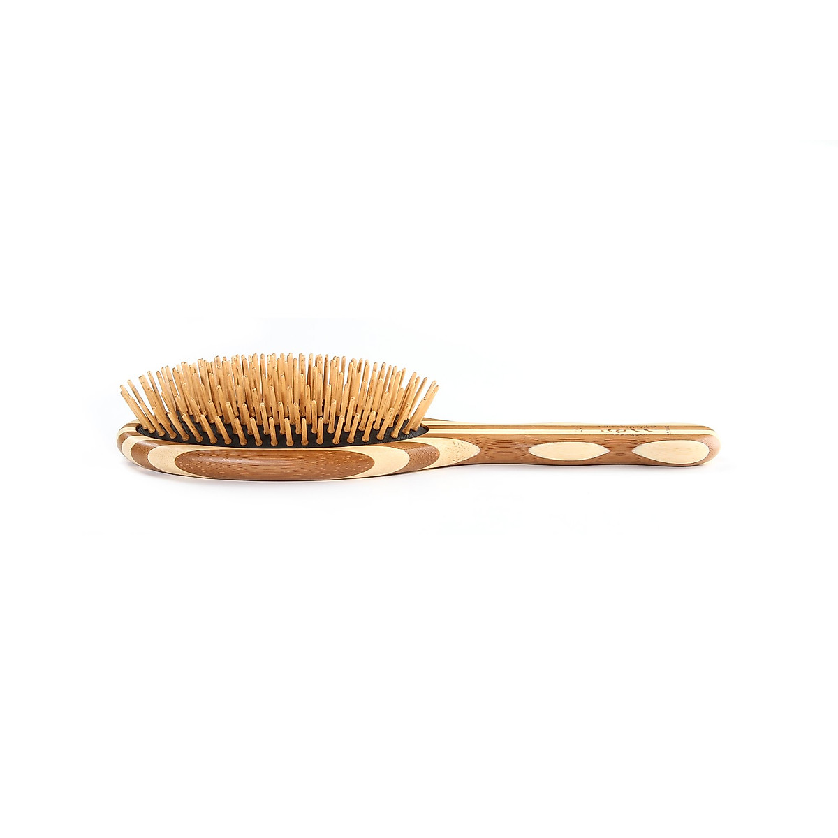 Bass Brushes | The Green Brush | Bamboo Pin + Bamboo Handle Hair Brush