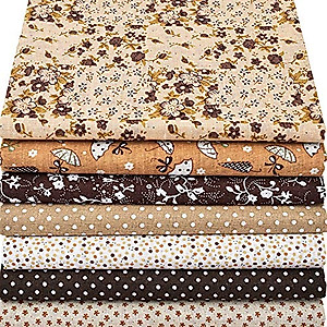 14pcs 19.6" x 19.6" Floral Printed top Cotton Fabric Bundle Squares Quilting Sewing Patchwork Cloths DIY Scrapbooking artcraft